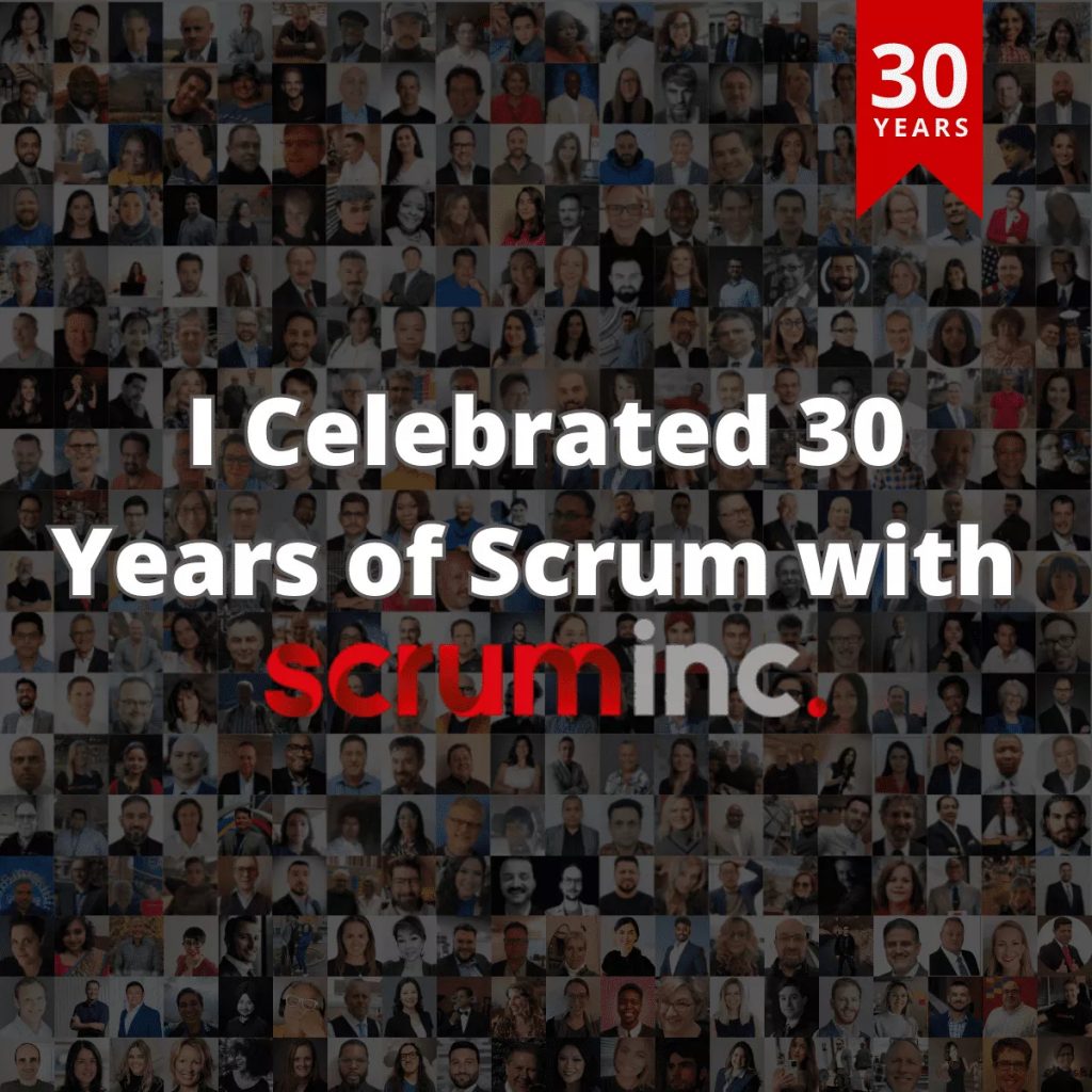 スクラム生誕30周年を祝って - Scrum Inc. Japan